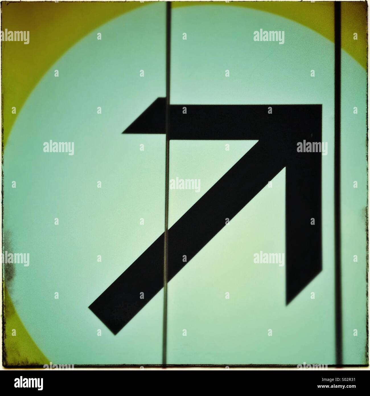 Arrow sign increase Stock Photo - Alamy