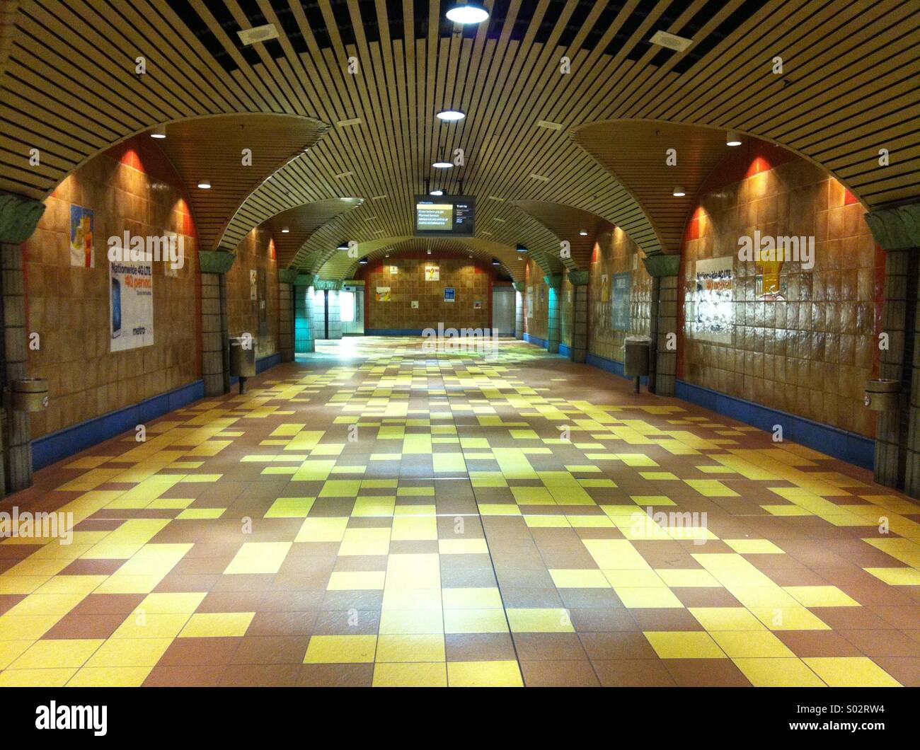 Empty Metro Station Stock Photo - Alamy