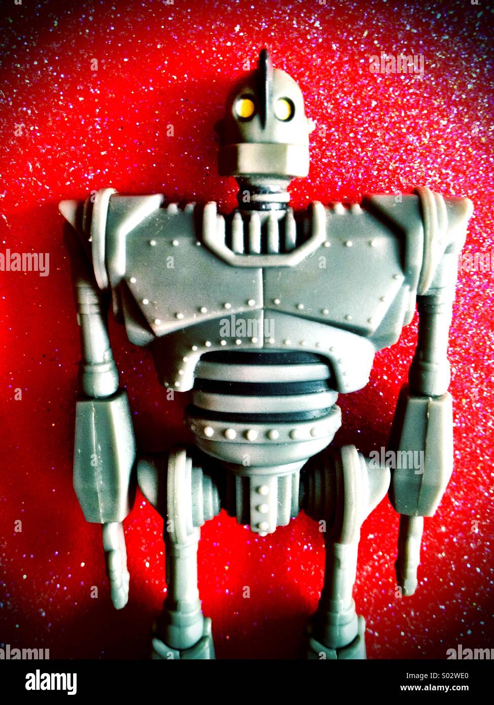 Vintage robot figure Stock Photo - Alamy
