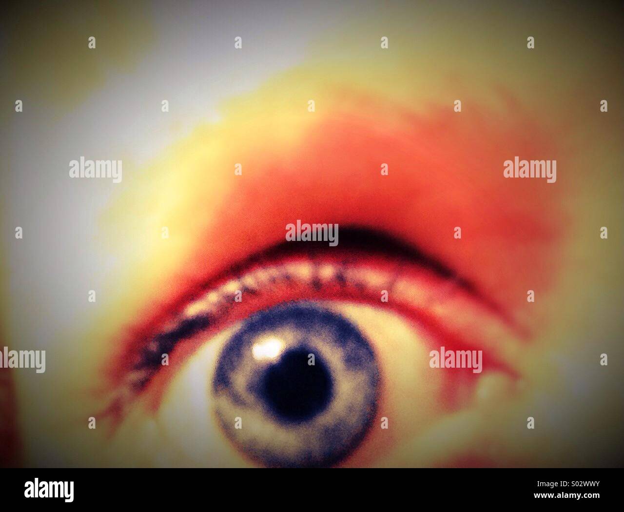 Surprised eye hi-res stock photography and images - Alamy