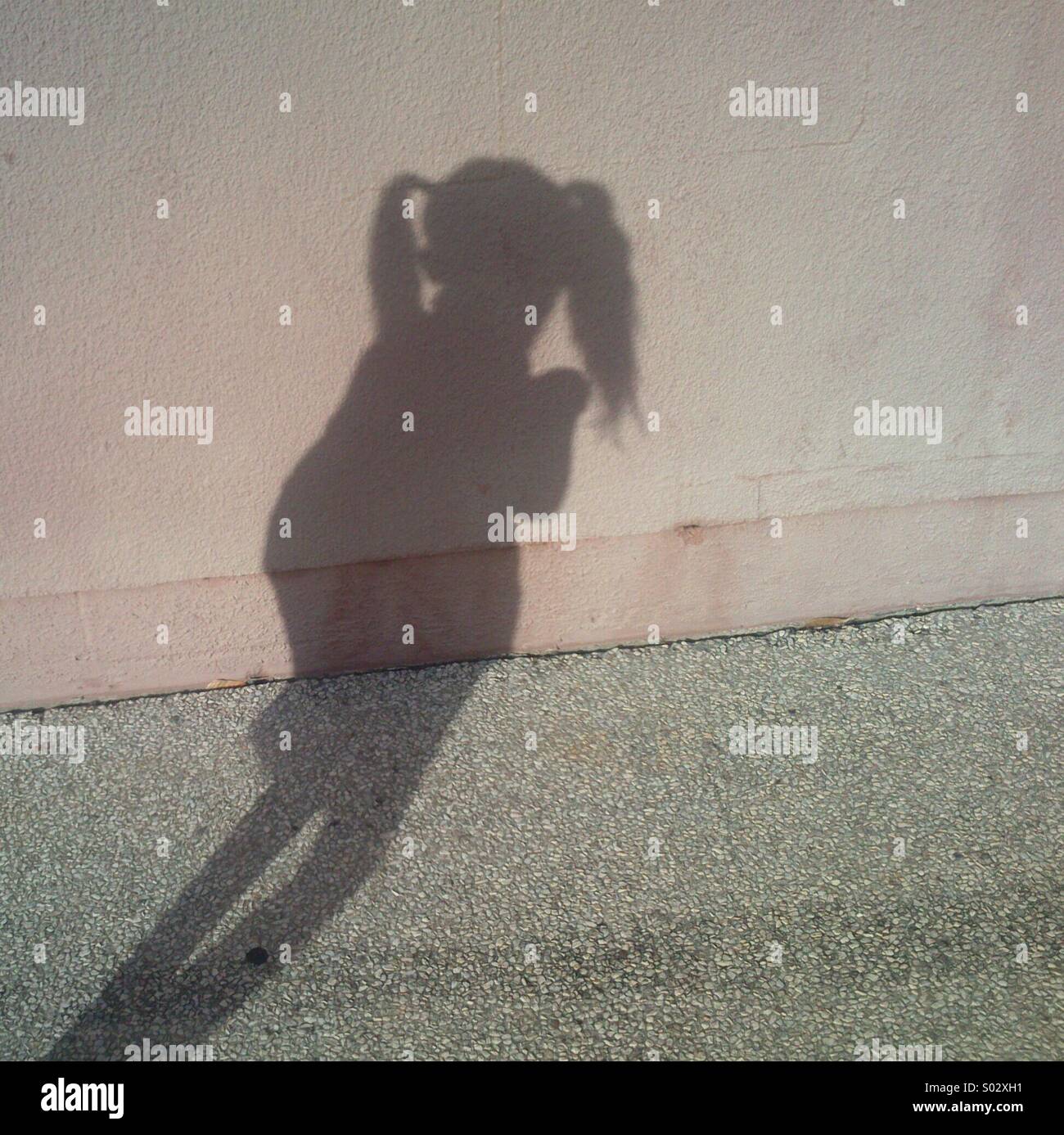 Girl silhouette child hi-res stock photography and images - Alamy