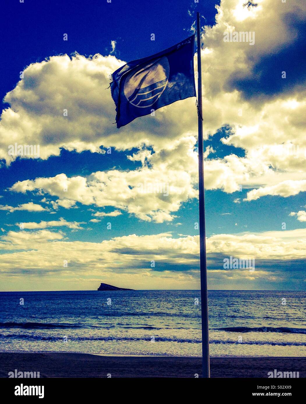 Clean beach flag hi-res stock photography and images - Alamy