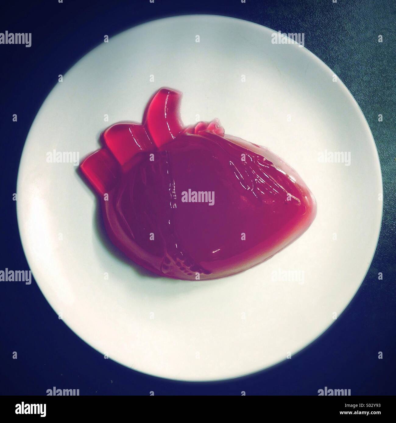 Heart gelatin hi-res stock photography and images - Alamy