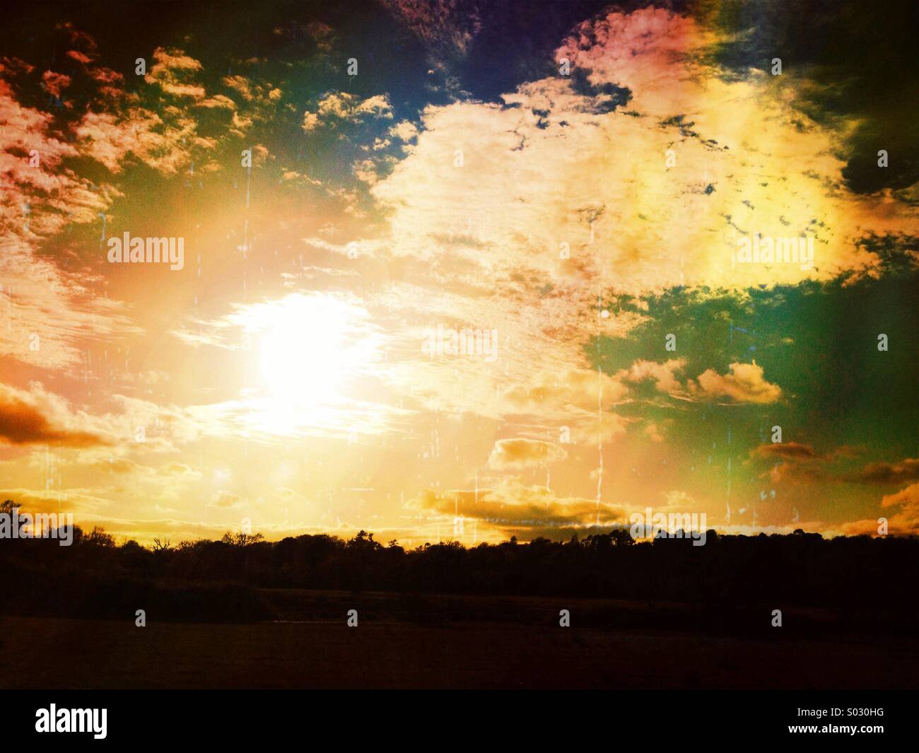 Evening sun setting hi-res stock photography and images - Alamy