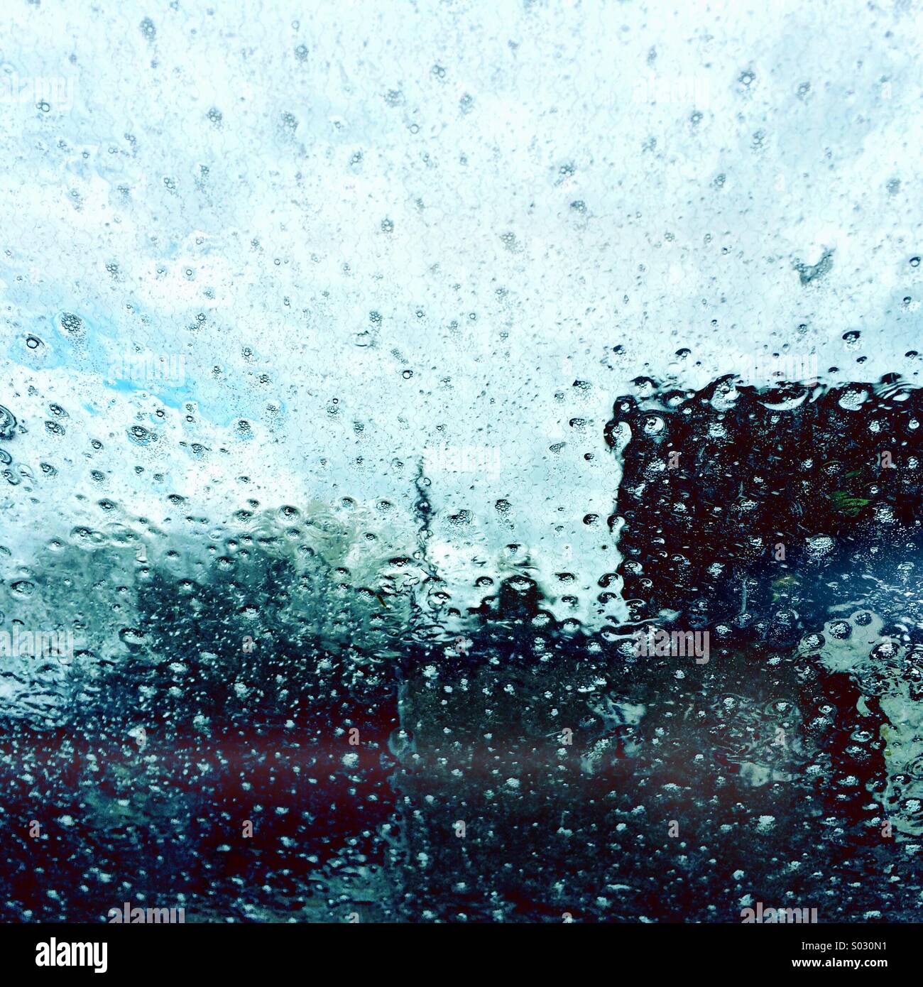 Rain Window Background