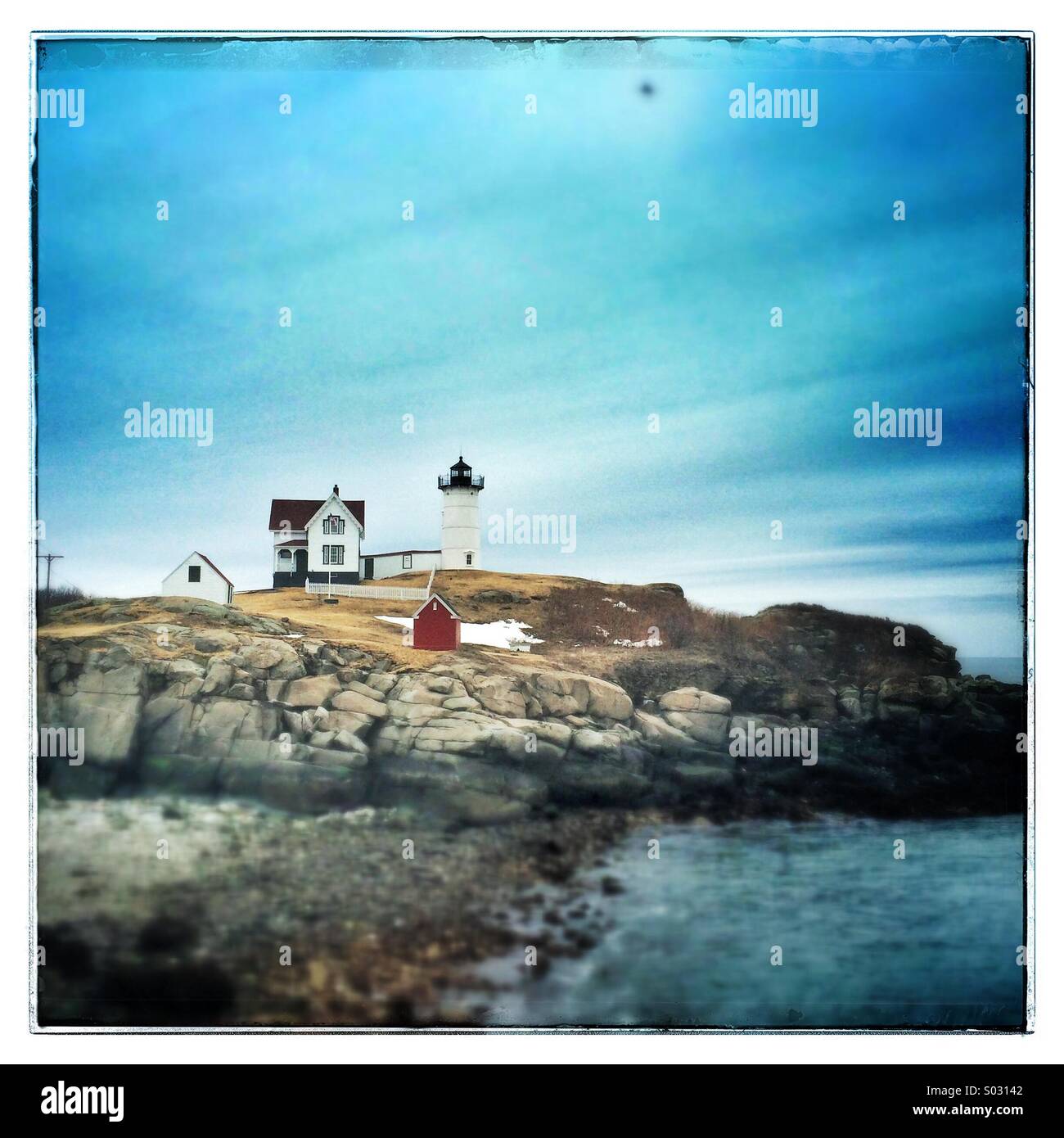 Nubble lighthouse hi-res stock photography and images - Alamy