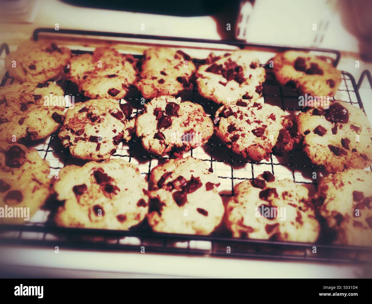 Chic chip cookies Stock Photo - Alamy