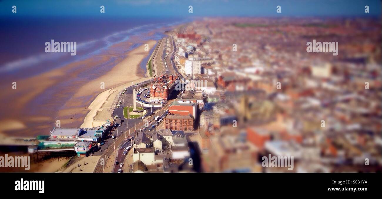 Aerial view of blackpool hi-res stock photography and images - Alamy