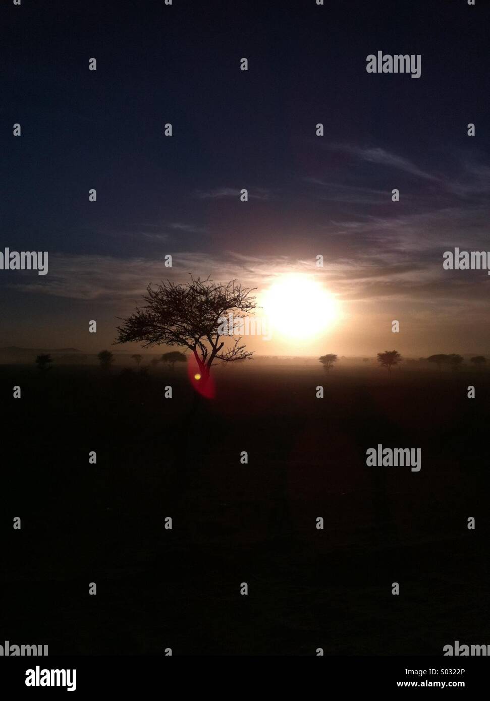 Light sandstorm in the desert, south morocco Stock Photo - Alamy