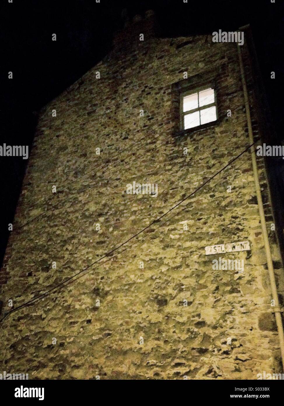 Single window in a tall house Stock Photo - Alamy