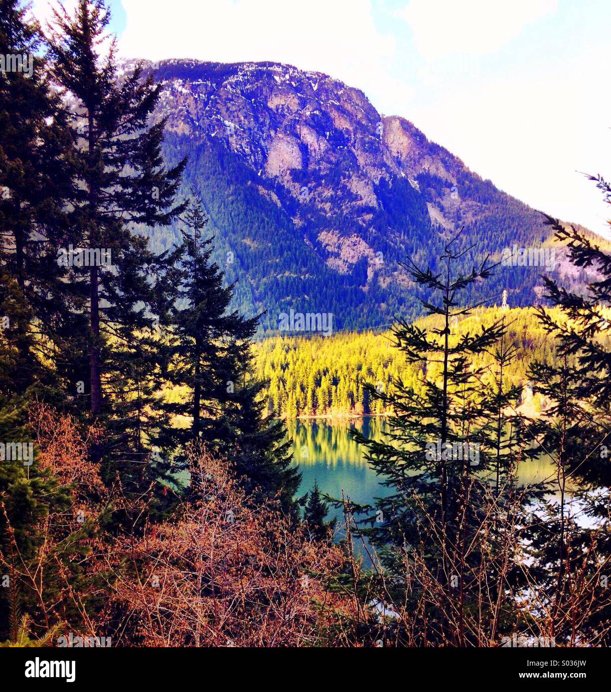 Mountain stream in spring hi-res stock photography and images - Alamy