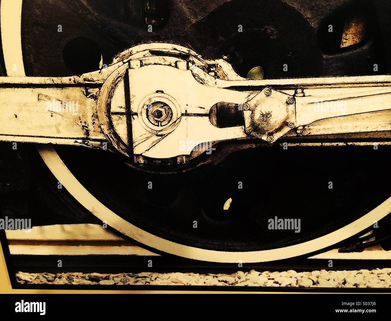 Steam locomotive wheel hi-res stock photography and images - Alamy