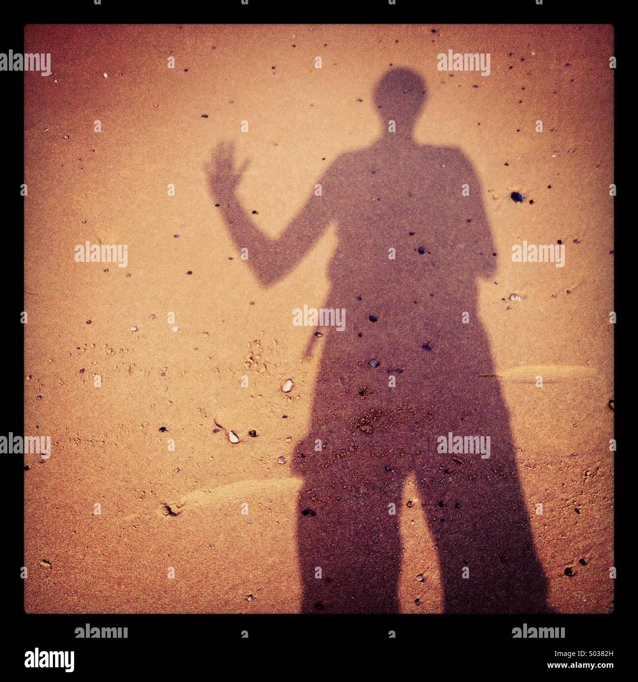 Person waving hi-res stock photography and images - Alamy