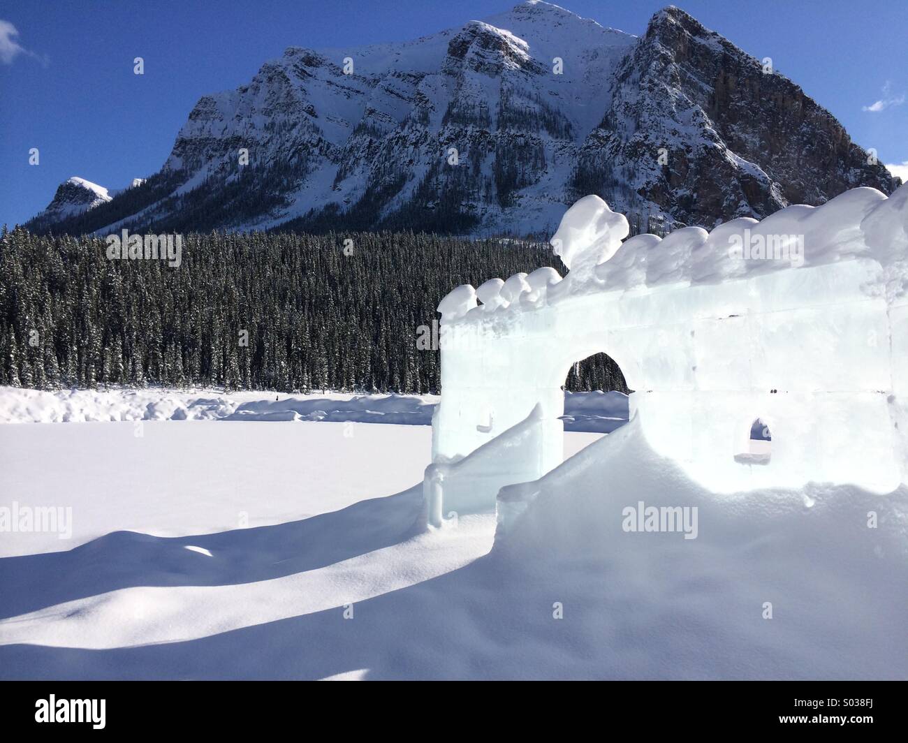 Ice Castle Lake Louise Banff High Resolution Stock Photography and ...