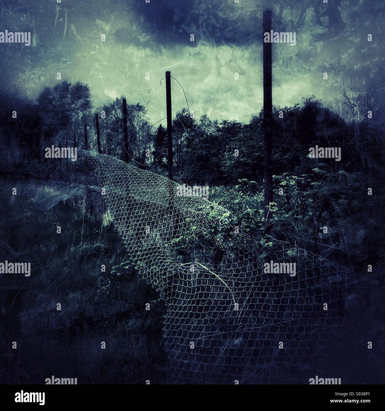 Broken fencing hi-res stock photography and images - Alamy