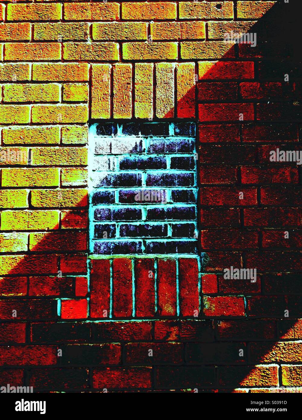 Bricked up Window Stock Photo - Alamy
