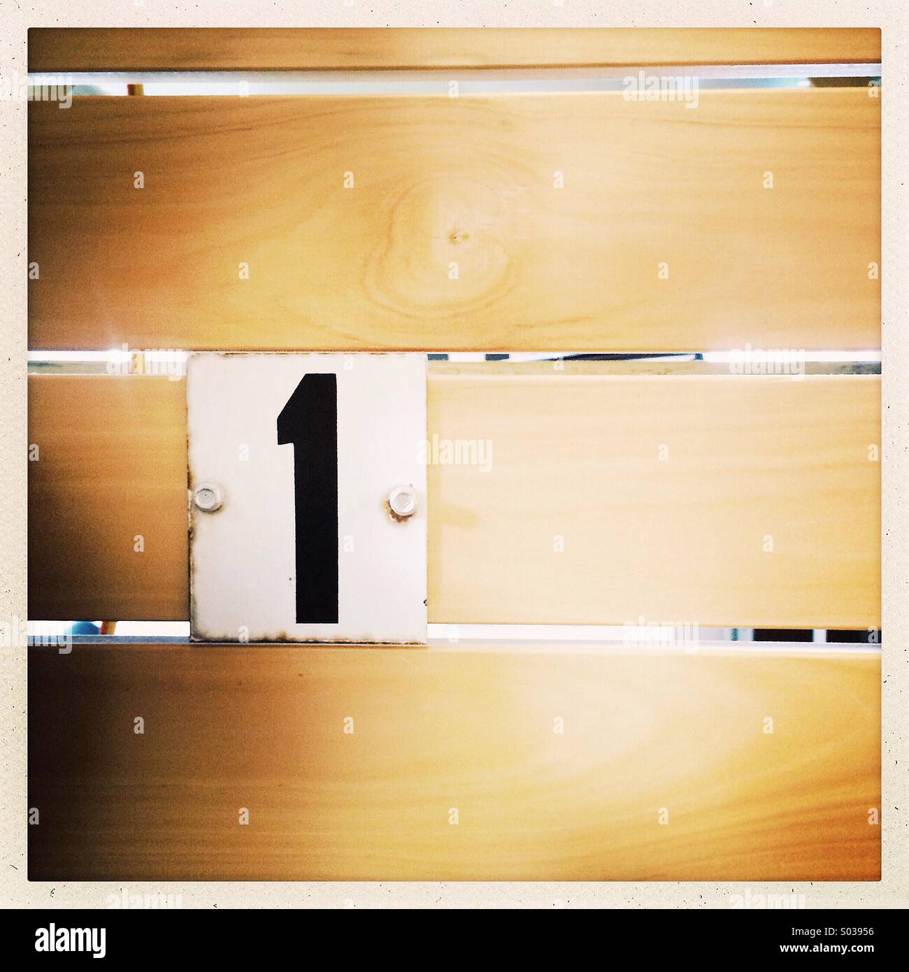 Metal number 1 hi-res stock photography and images - Alamy