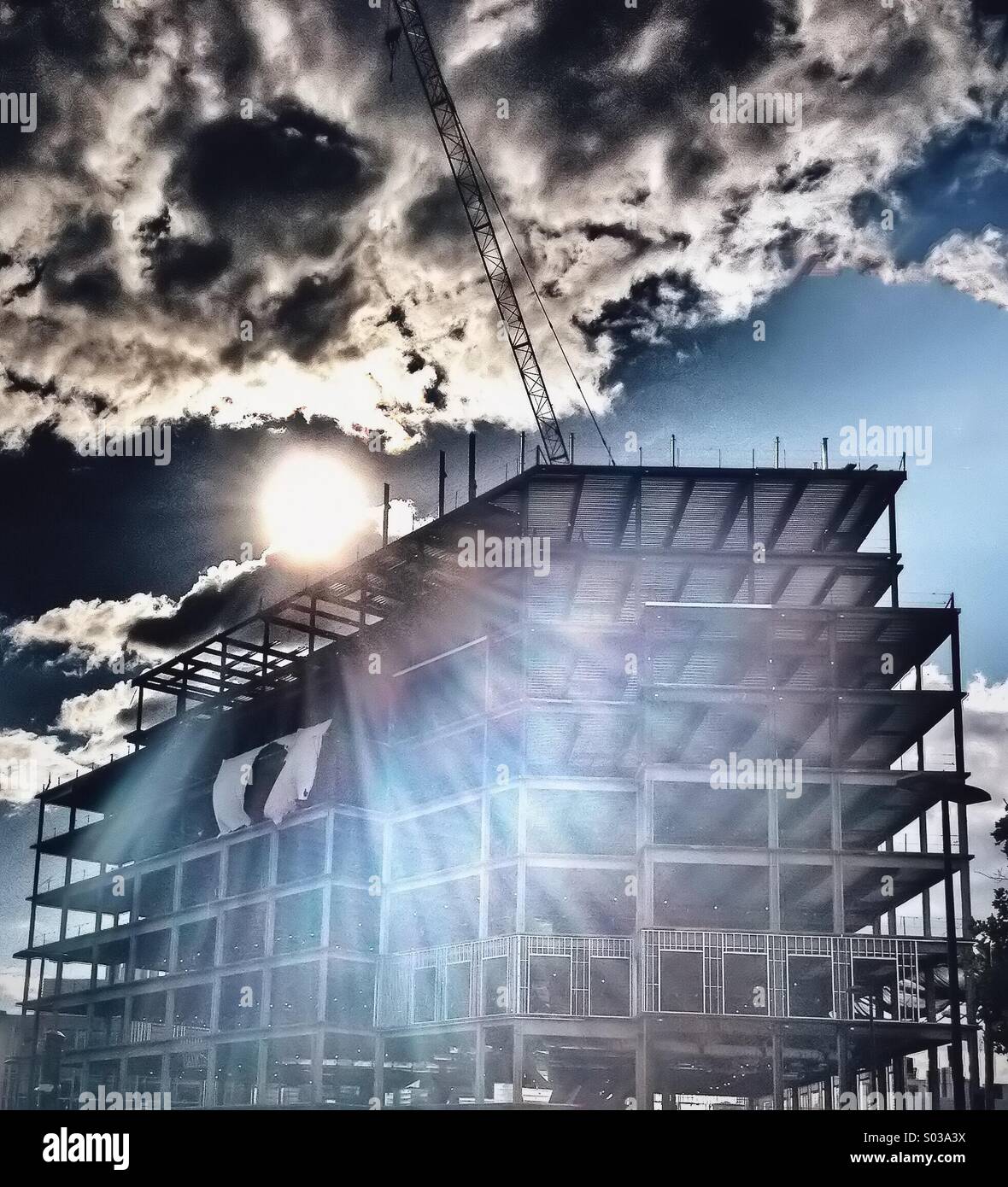 Construction crain hi-res stock photography and images - Alamy