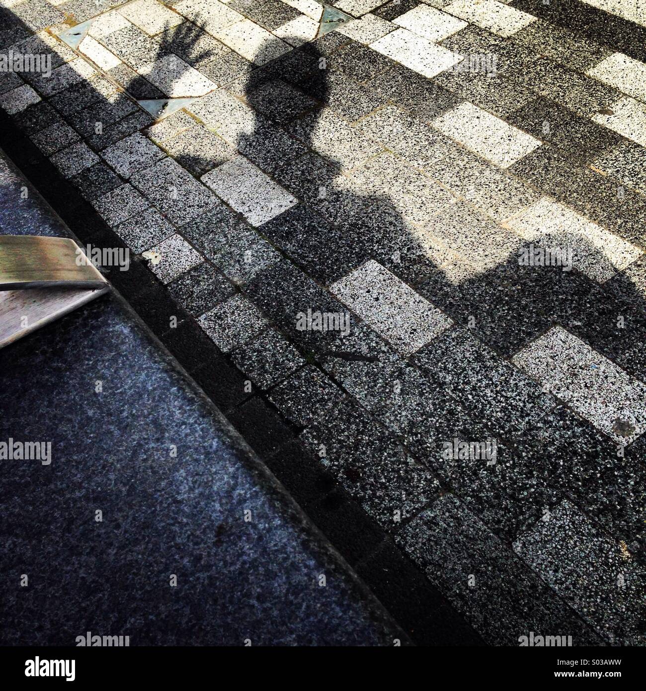 Shadow on a pavement hi-res stock photography and images - Alamy
