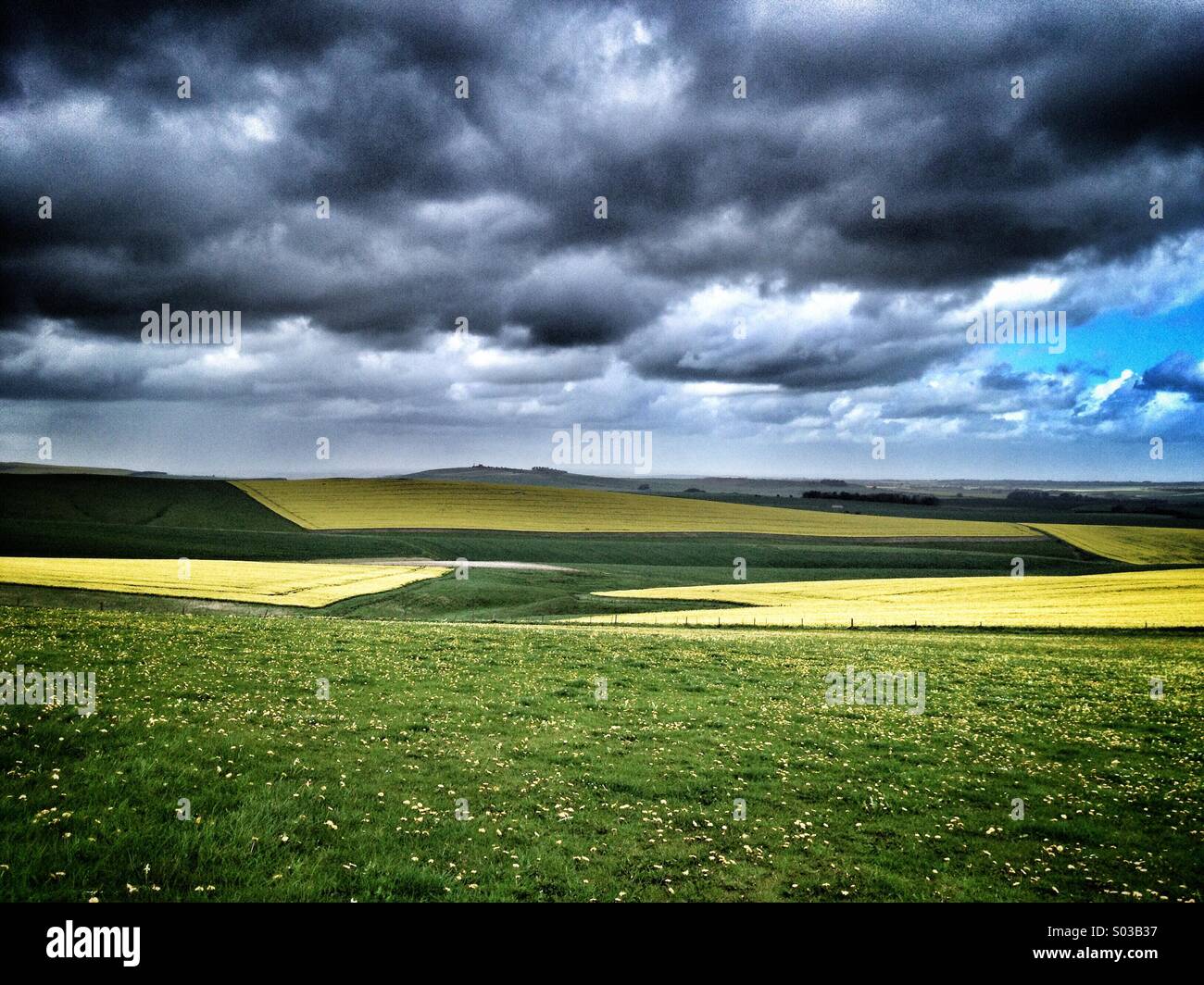 Geometry in landscape Stock Photo - Alamy