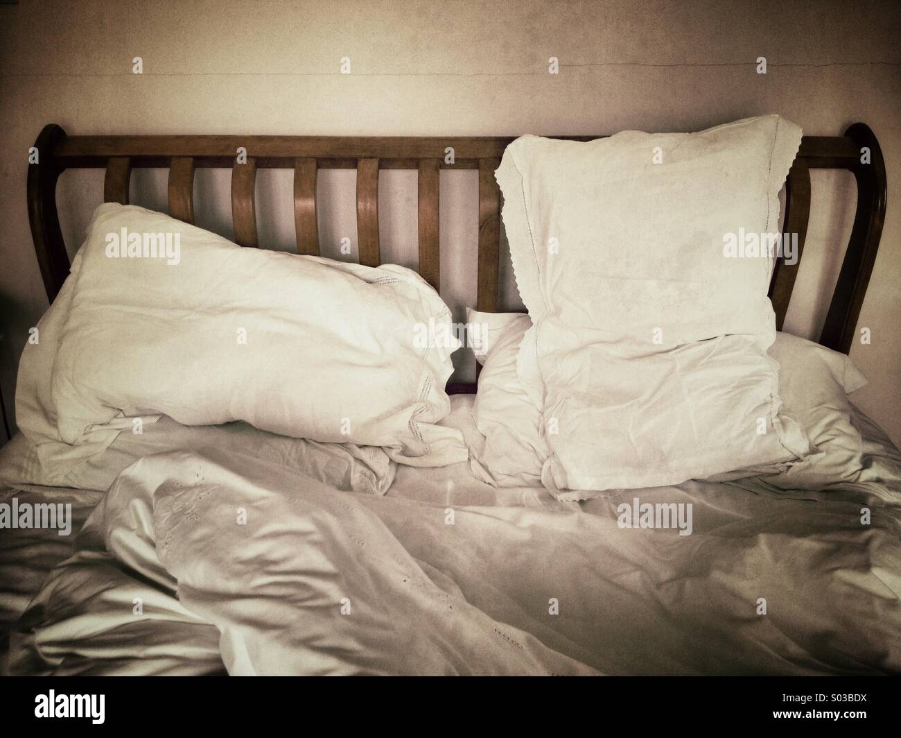 Disheveled bed hi-res stock photography and images - Alamy