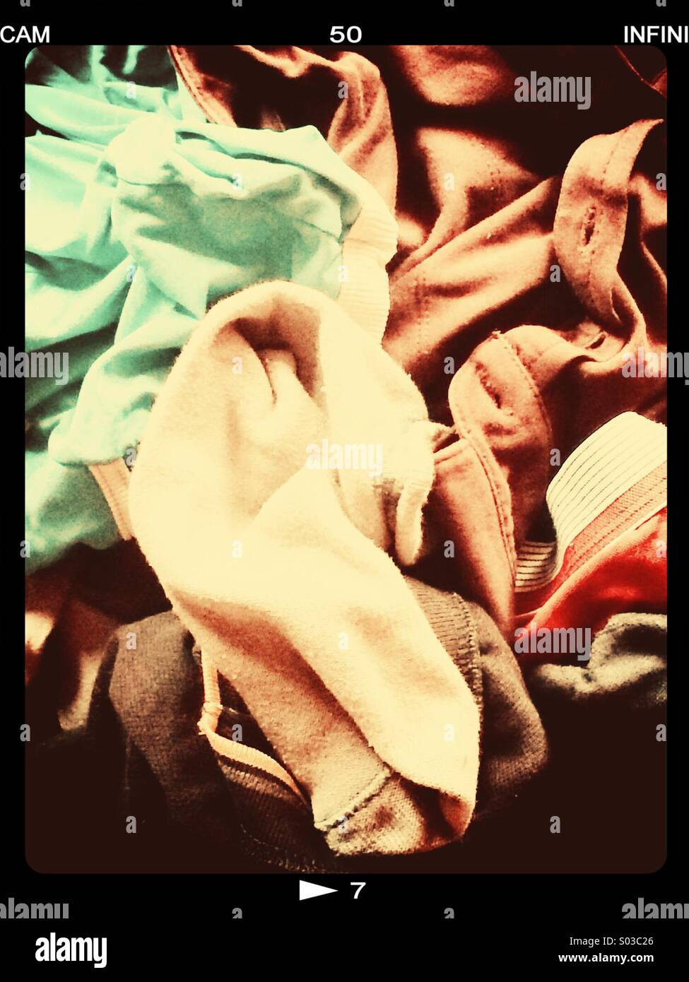 Pile of dirty clothes Stock Photo - Alamy