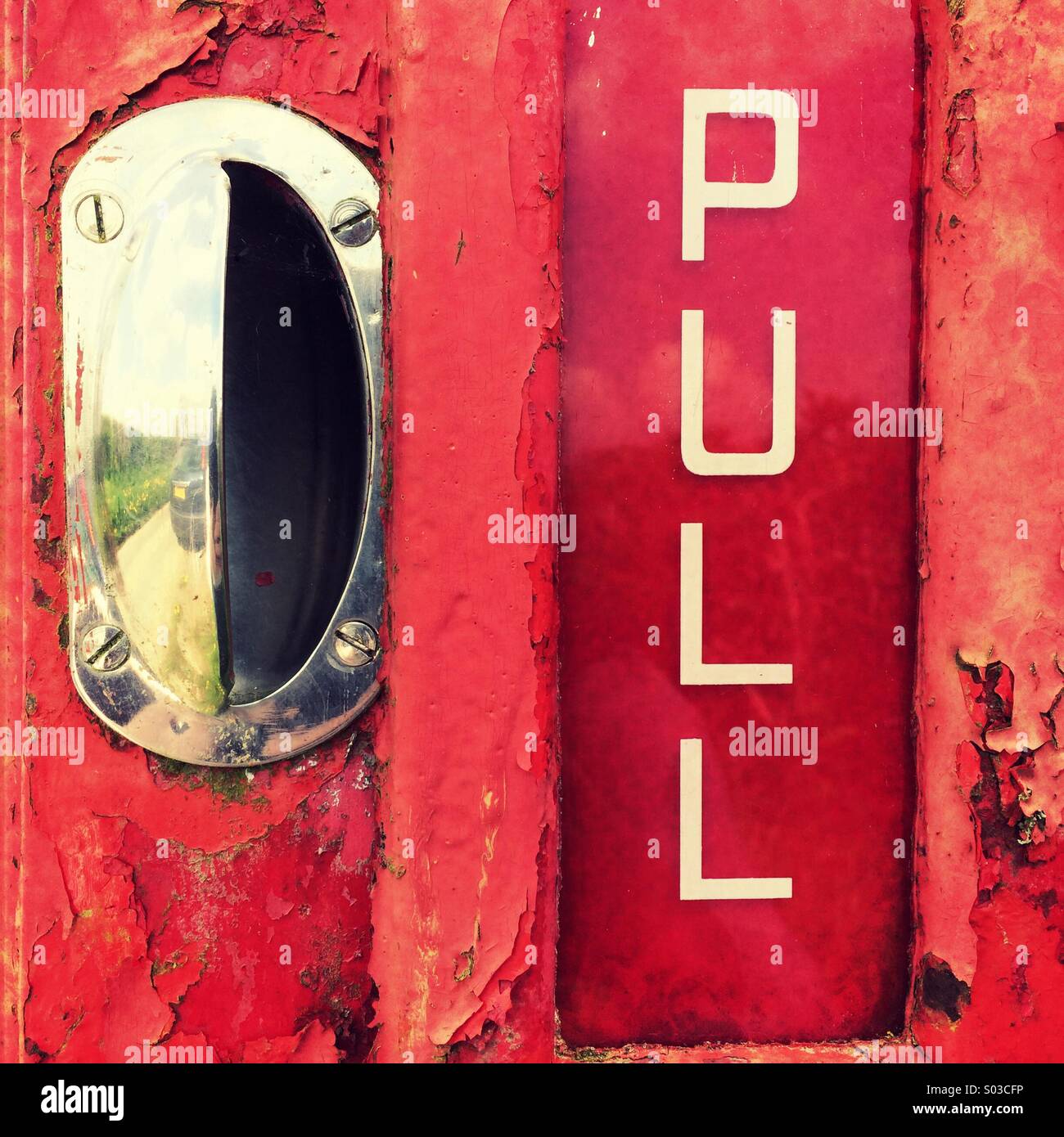 Red Telephone Box Pull Handle High Resolution Stock Photography and ...