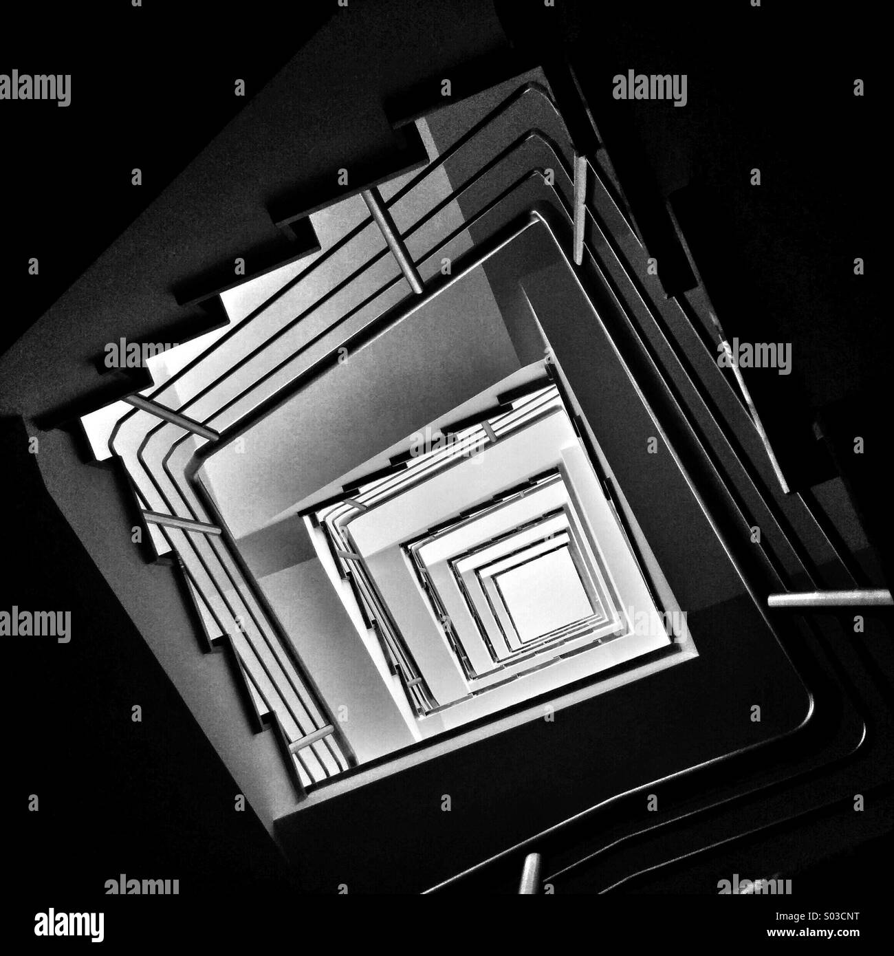 Stairs steps and staircases steps Black and White Stock Photos & Images ...