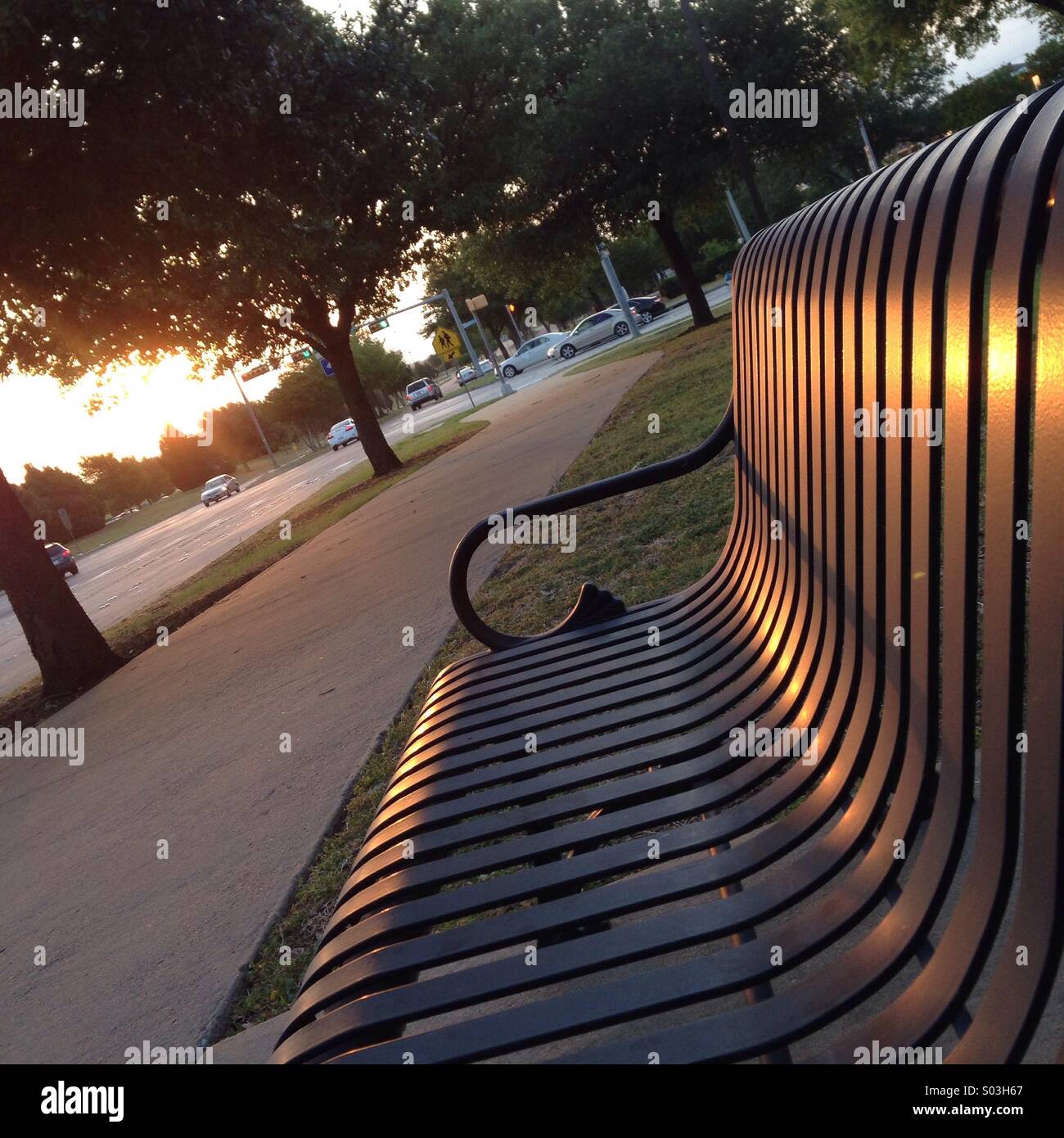 Walking bench hi-res stock photography and images - Alamy