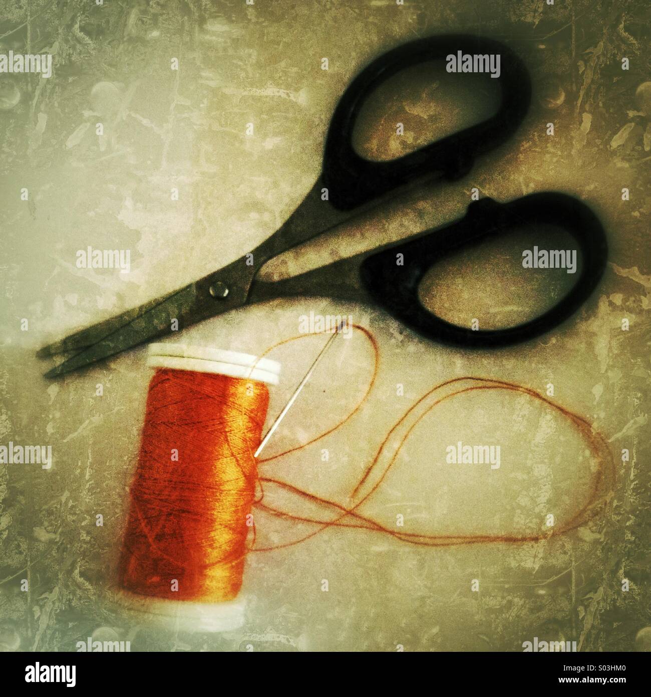 Needle and tread hi-res stock photography and images - Alamy