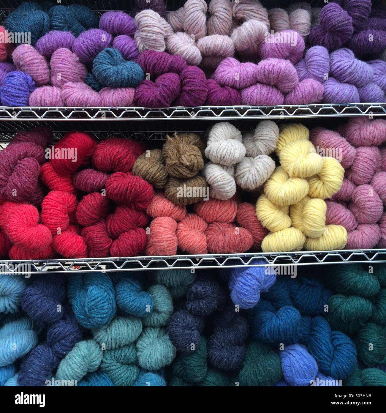 Yarn display hi-res stock photography and images - Alamy