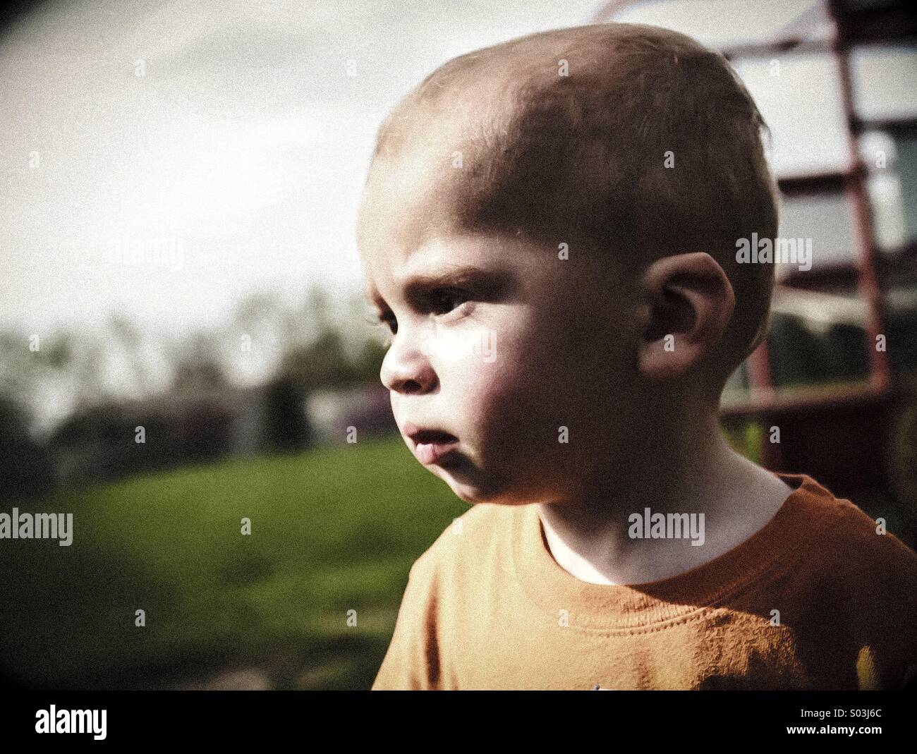 Serious baby hi-res stock photography and images - Alamy