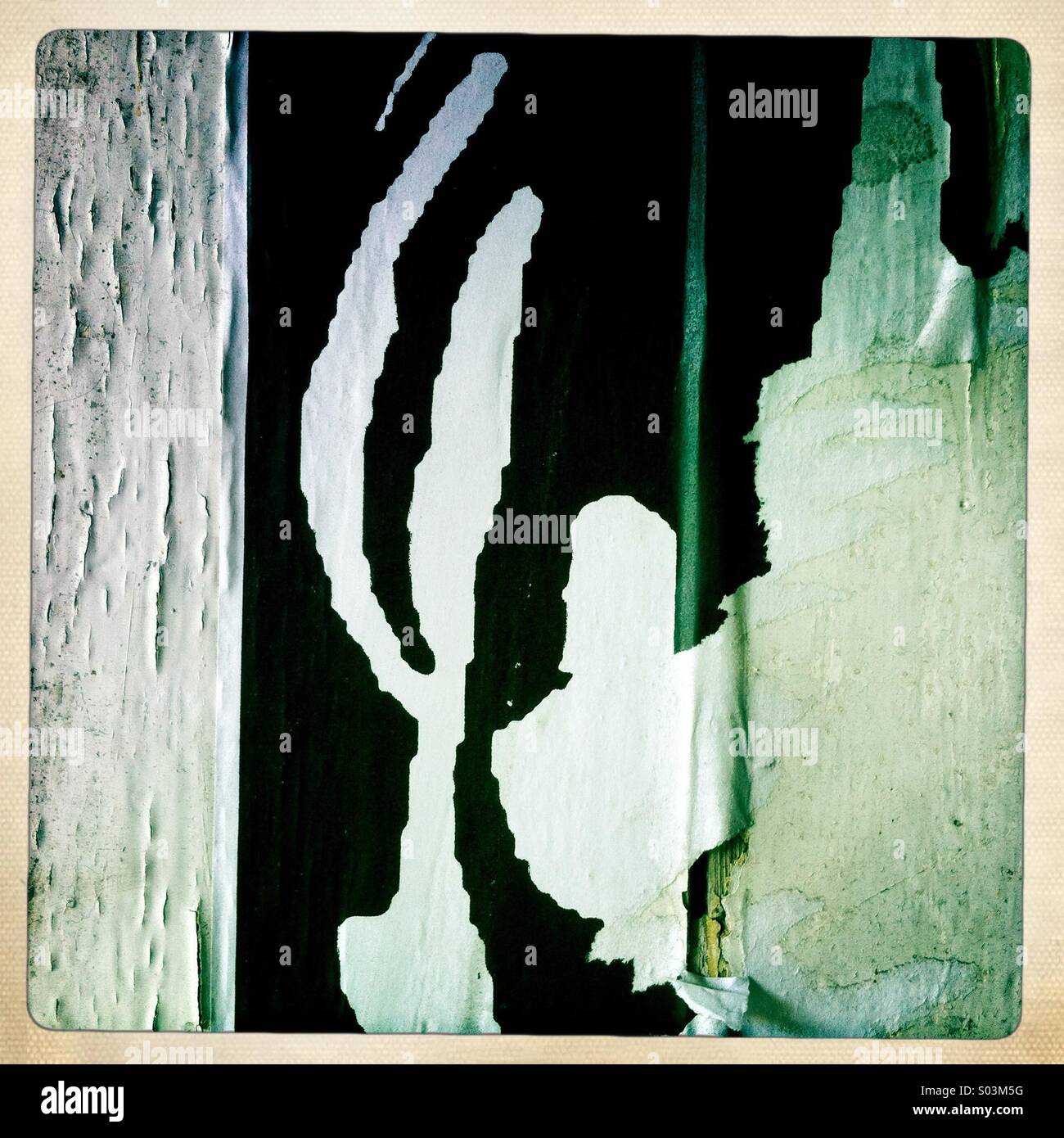 Poster tear of hi-res stock photography and images - Alamy