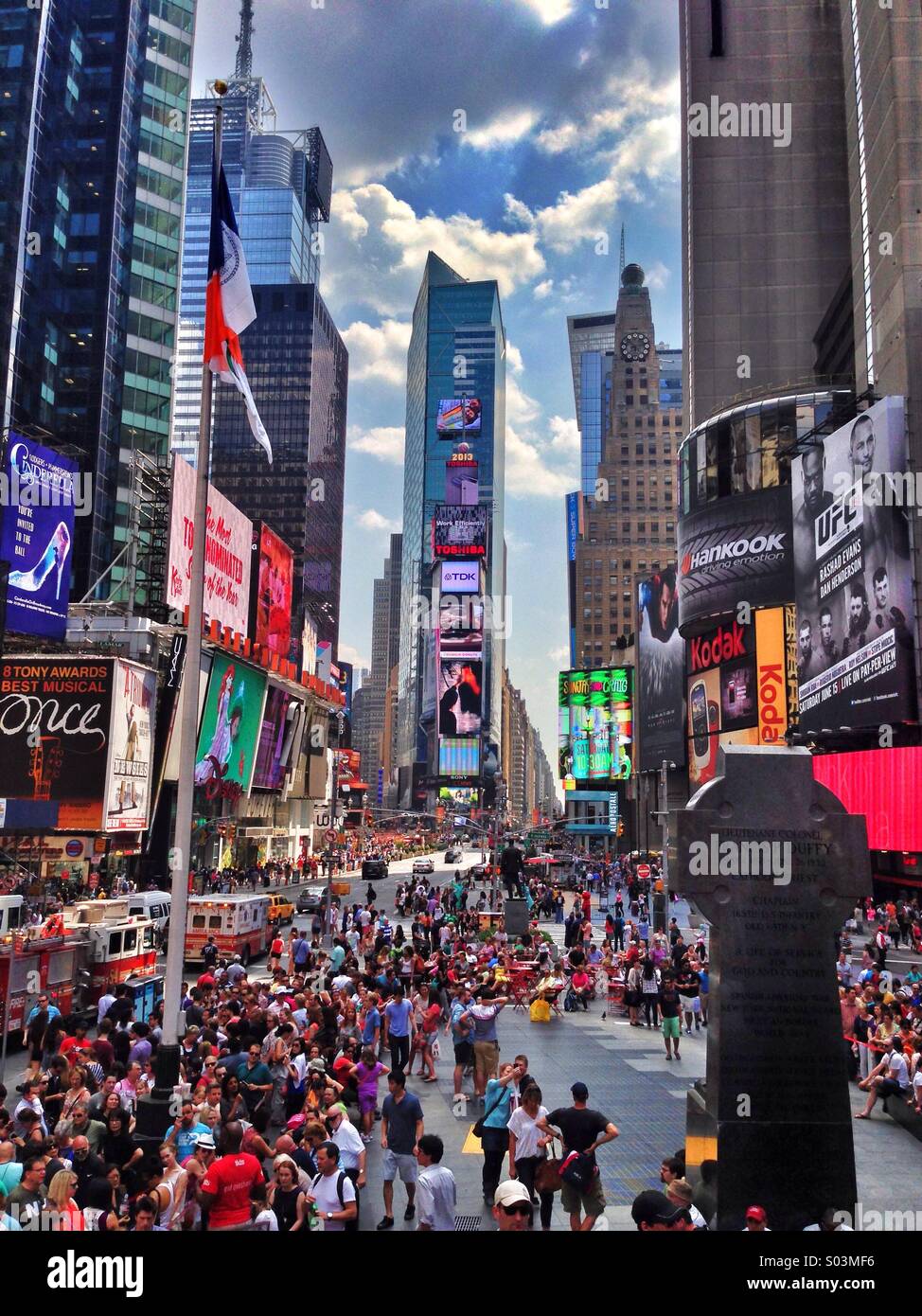 Time square, New York Stock Photo - Alamy