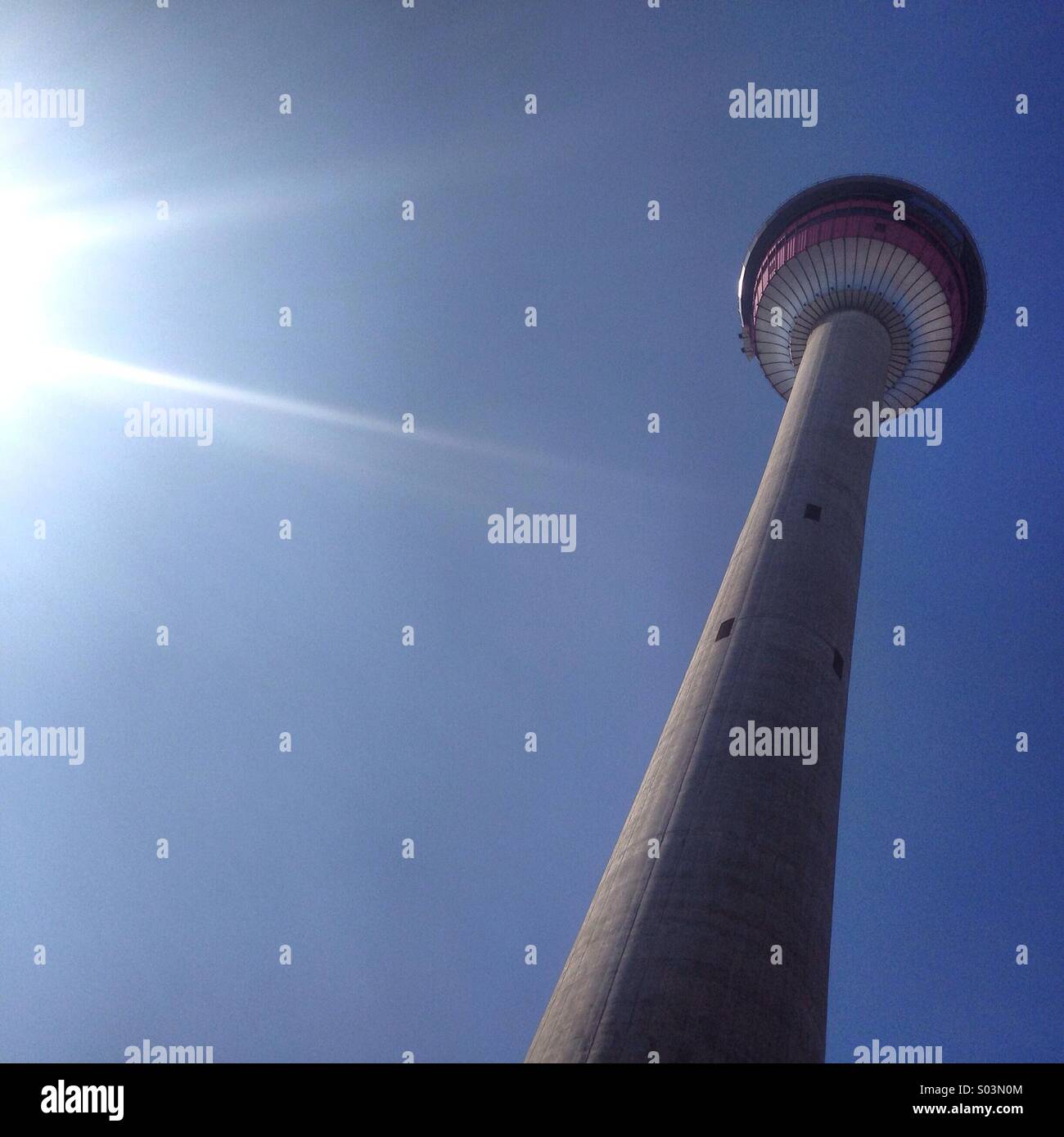 Calgary tower, Alberta Stock Photo - Alamy