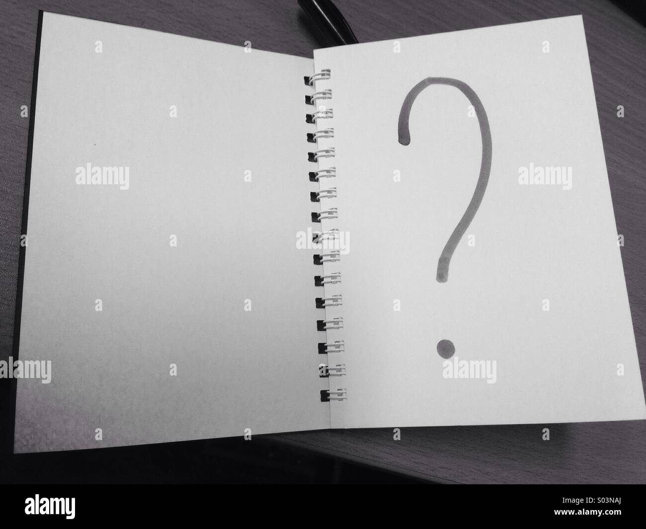 Mark notebook hi-res stock photography and images - Alamy