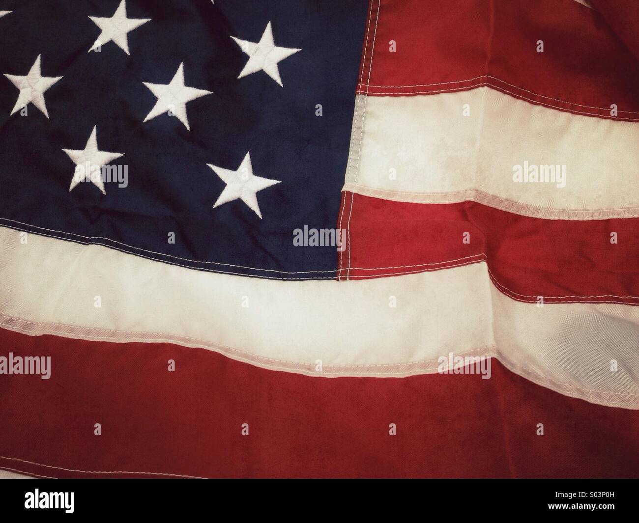 American flag partial view Stock Photo - Alamy
