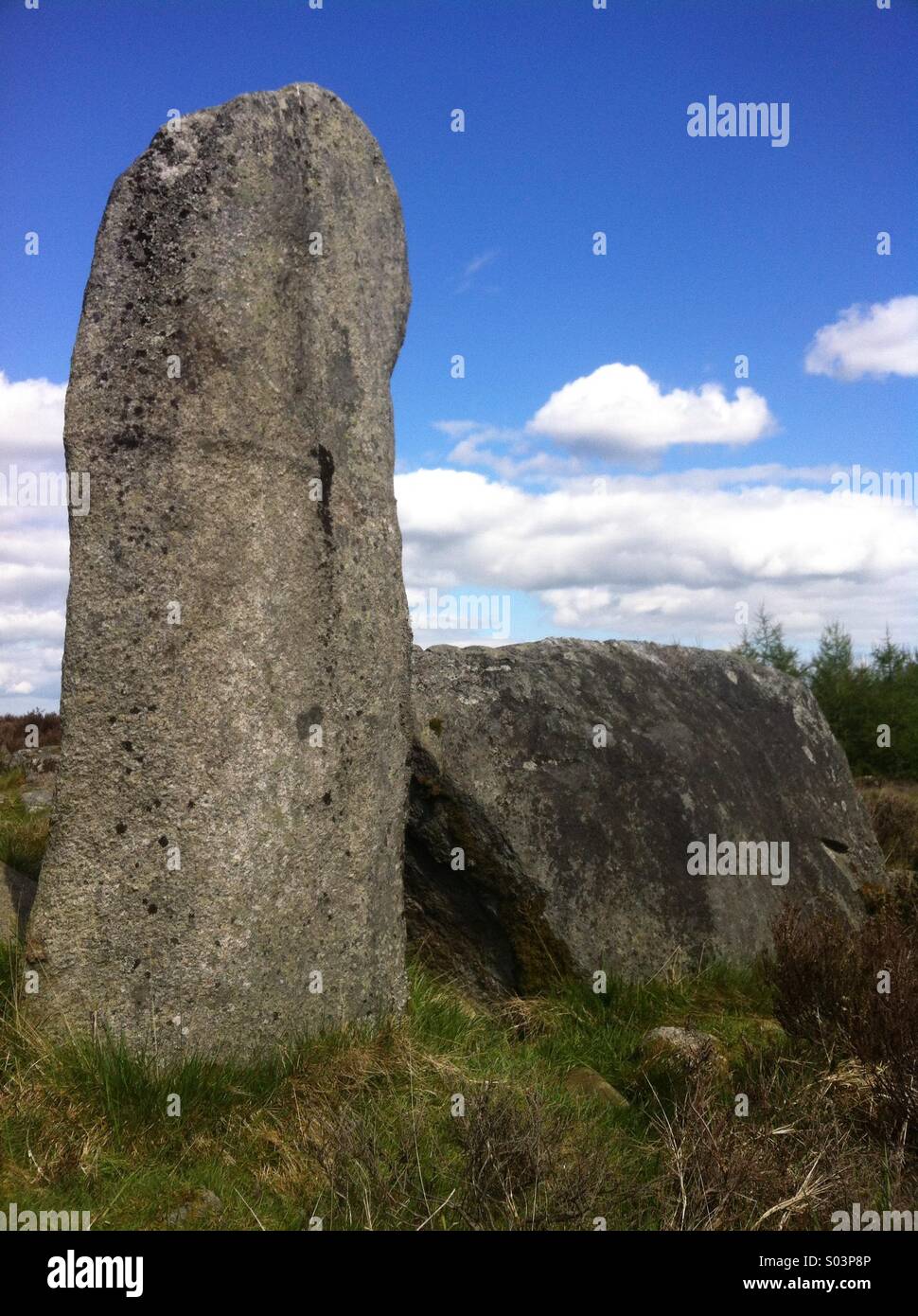 Recumbent stone circle Stock Photo - Alamy