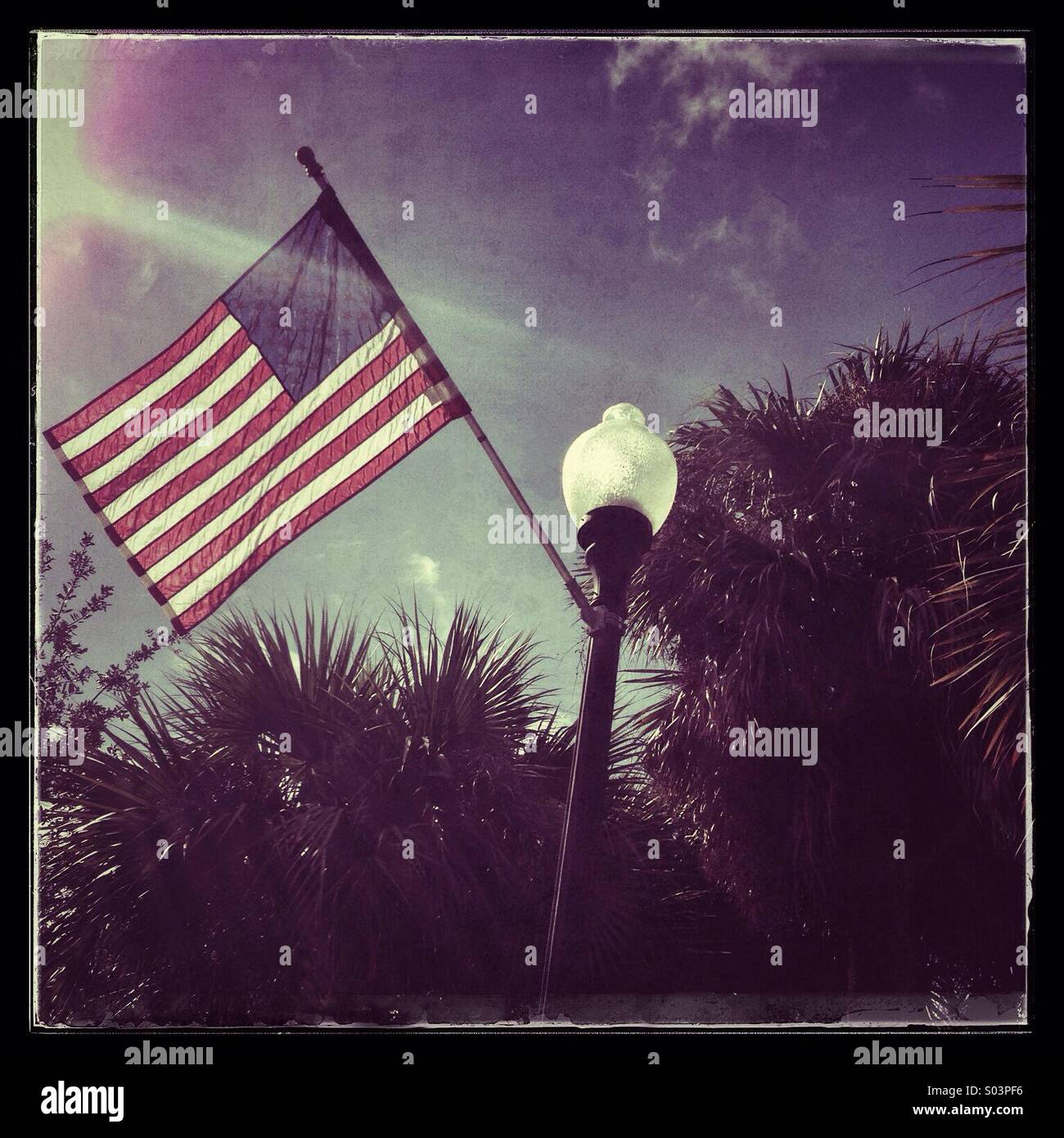 Lamp Post Flag High Resolution Stock Photography and Images - Alamy