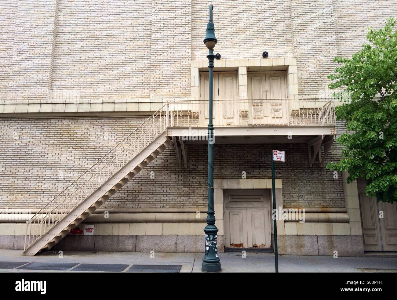 BAM-Brooklyn Academy of Music: stage entrance Stock Photo - Alamy