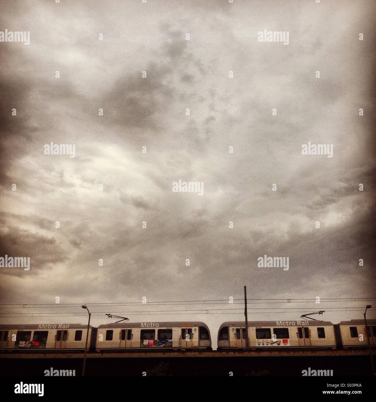 Los angeles metro train hi-res stock photography and images - Alamy