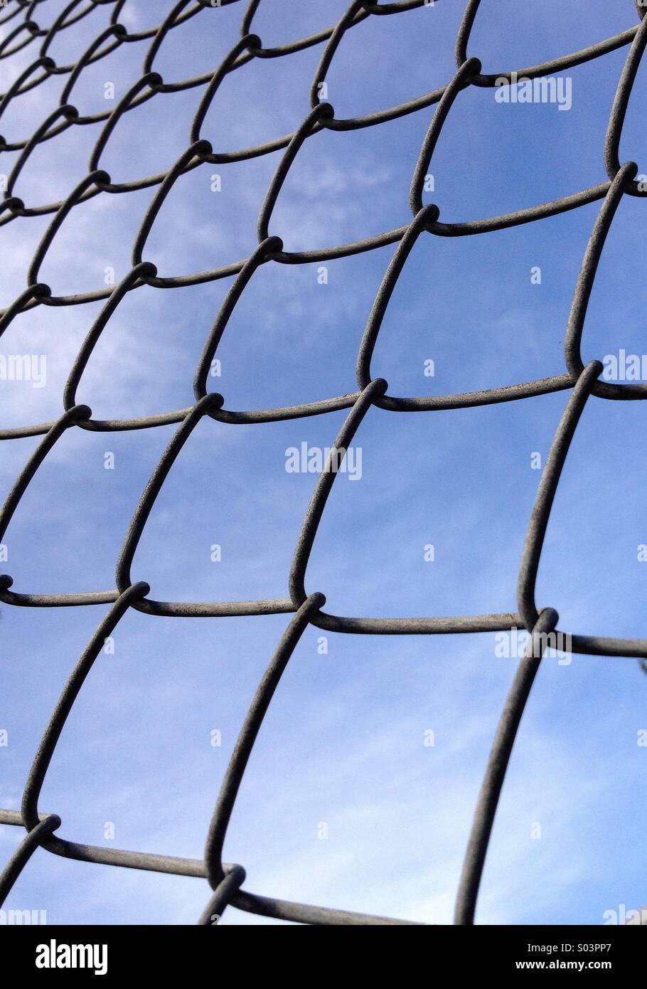 Cyclone fence hi-res stock photography and images - Alamy