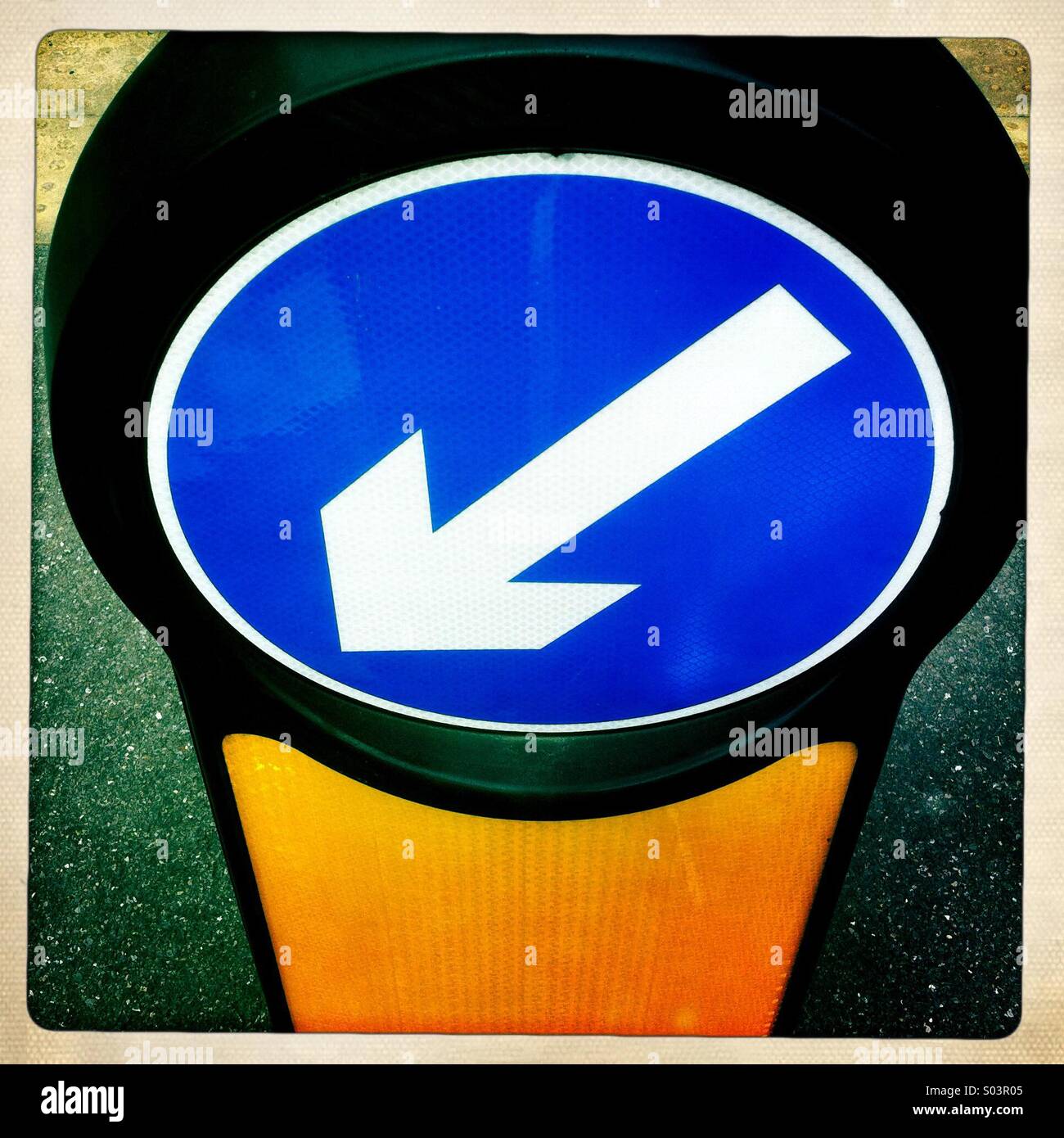 Keep left bollard hi-res stock photography and images - Alamy