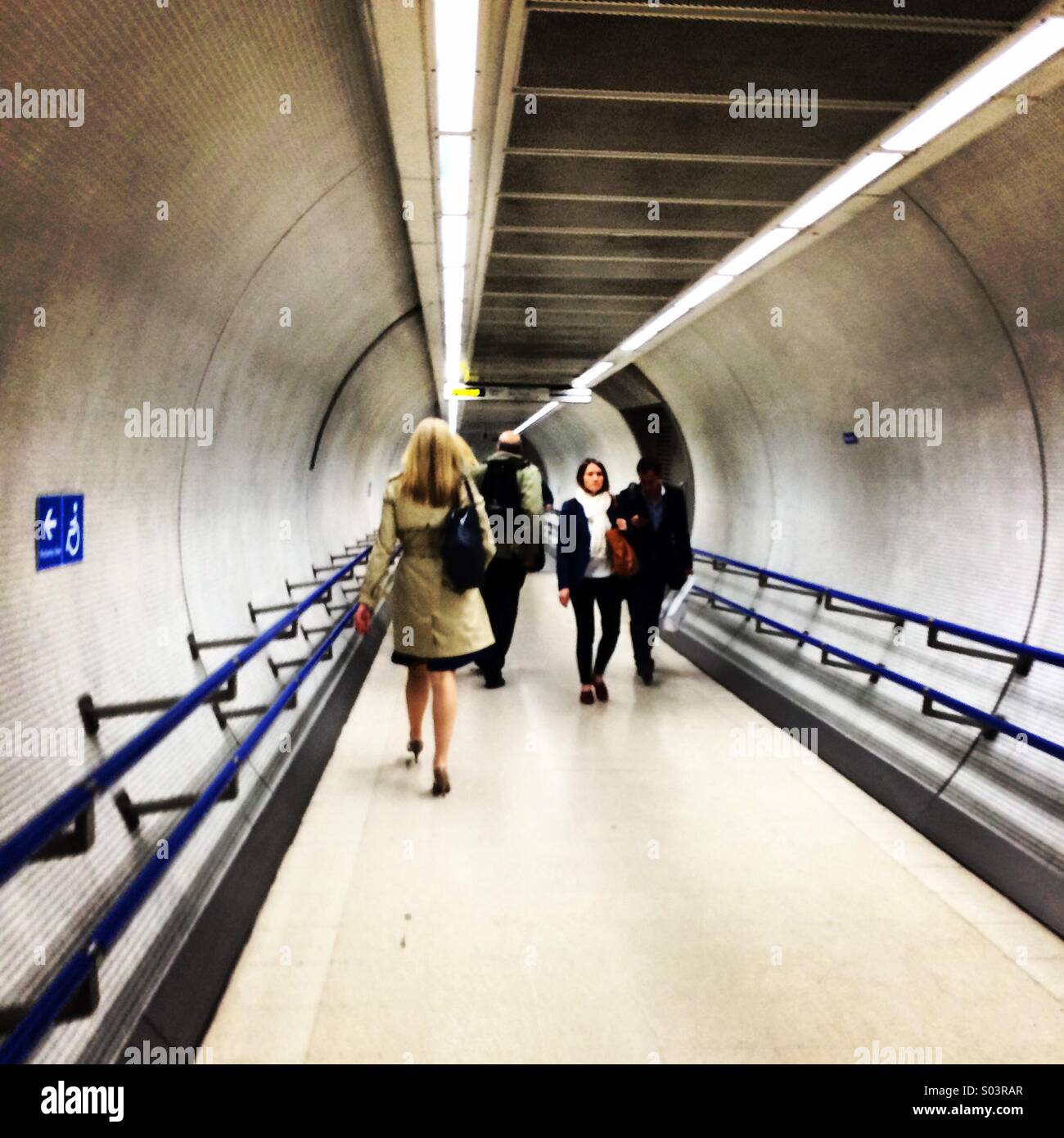 Tunnel walkway hi-res stock photography and images - Alamy
