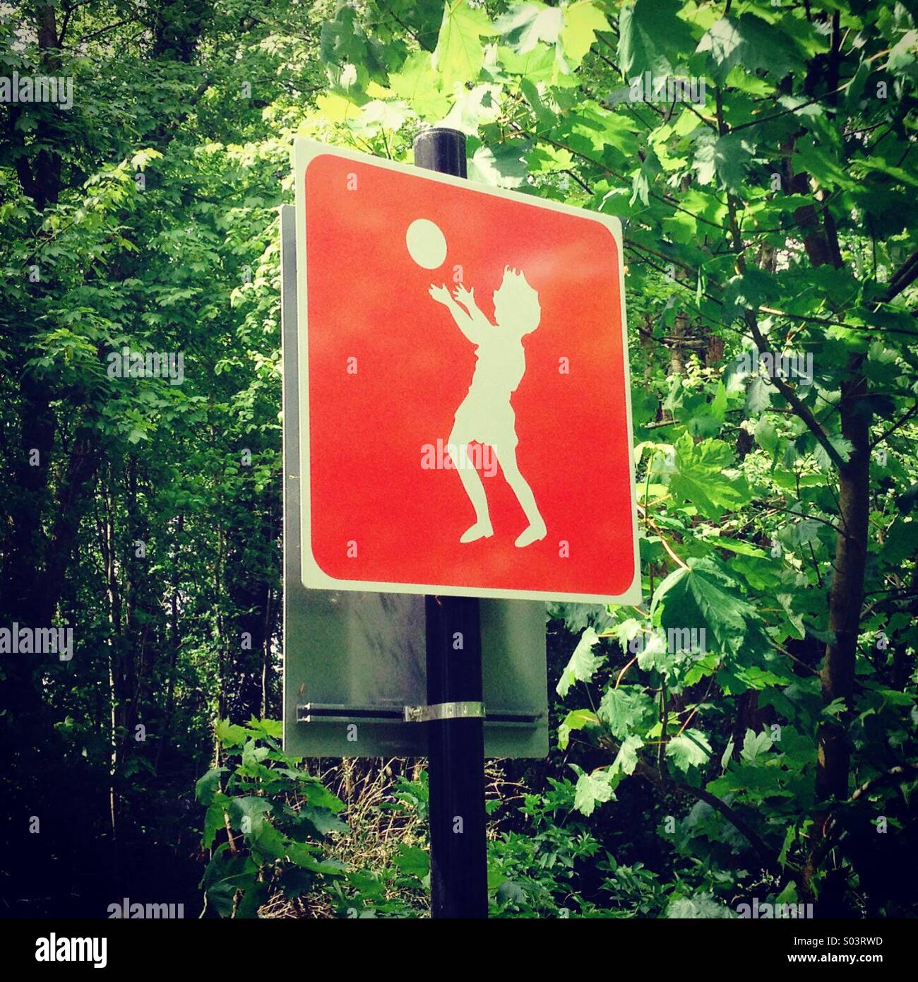 Child playing sign Stock Photo - Alamy