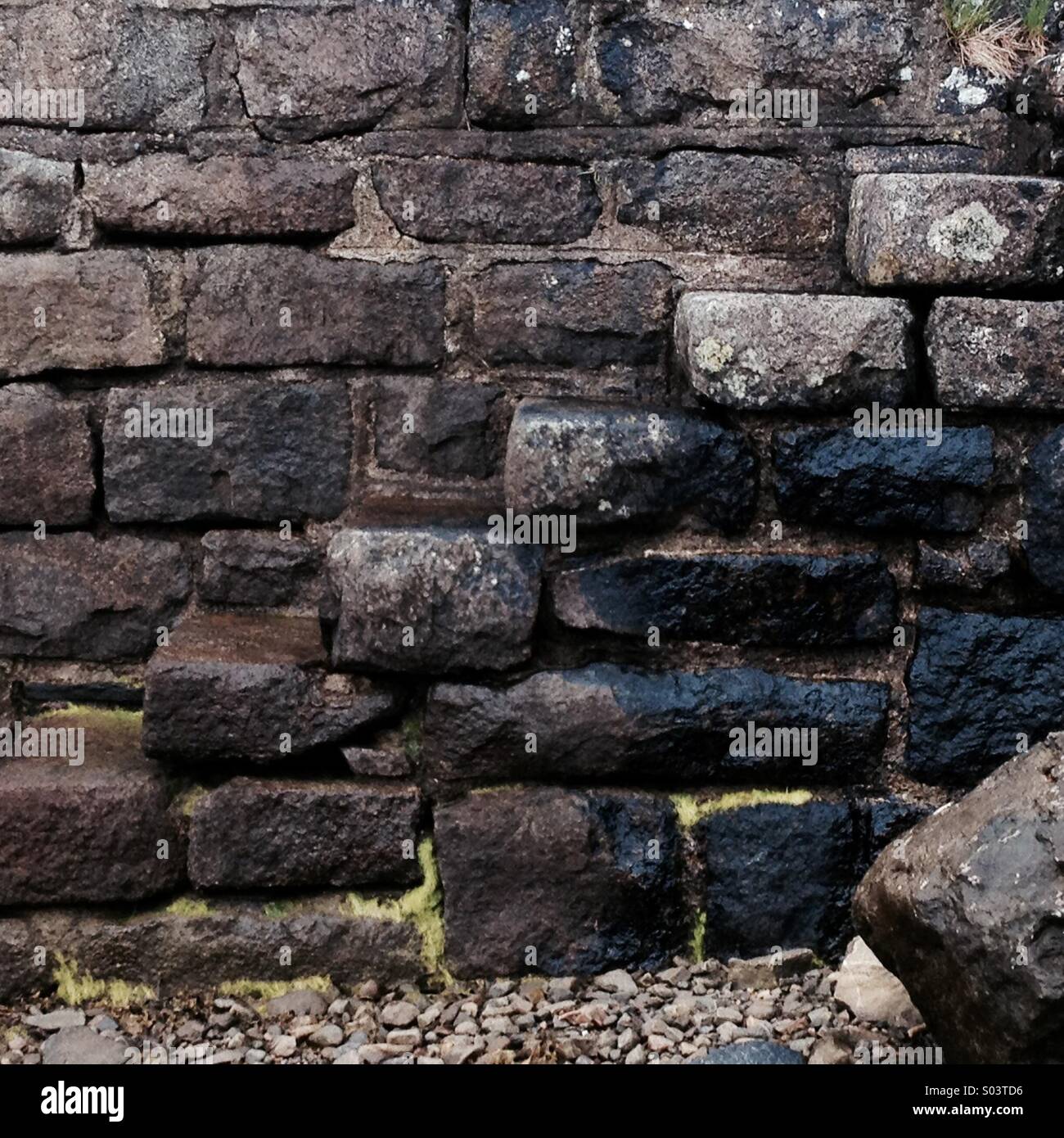 Sea wall harbour steps Stock Photo - Alamy