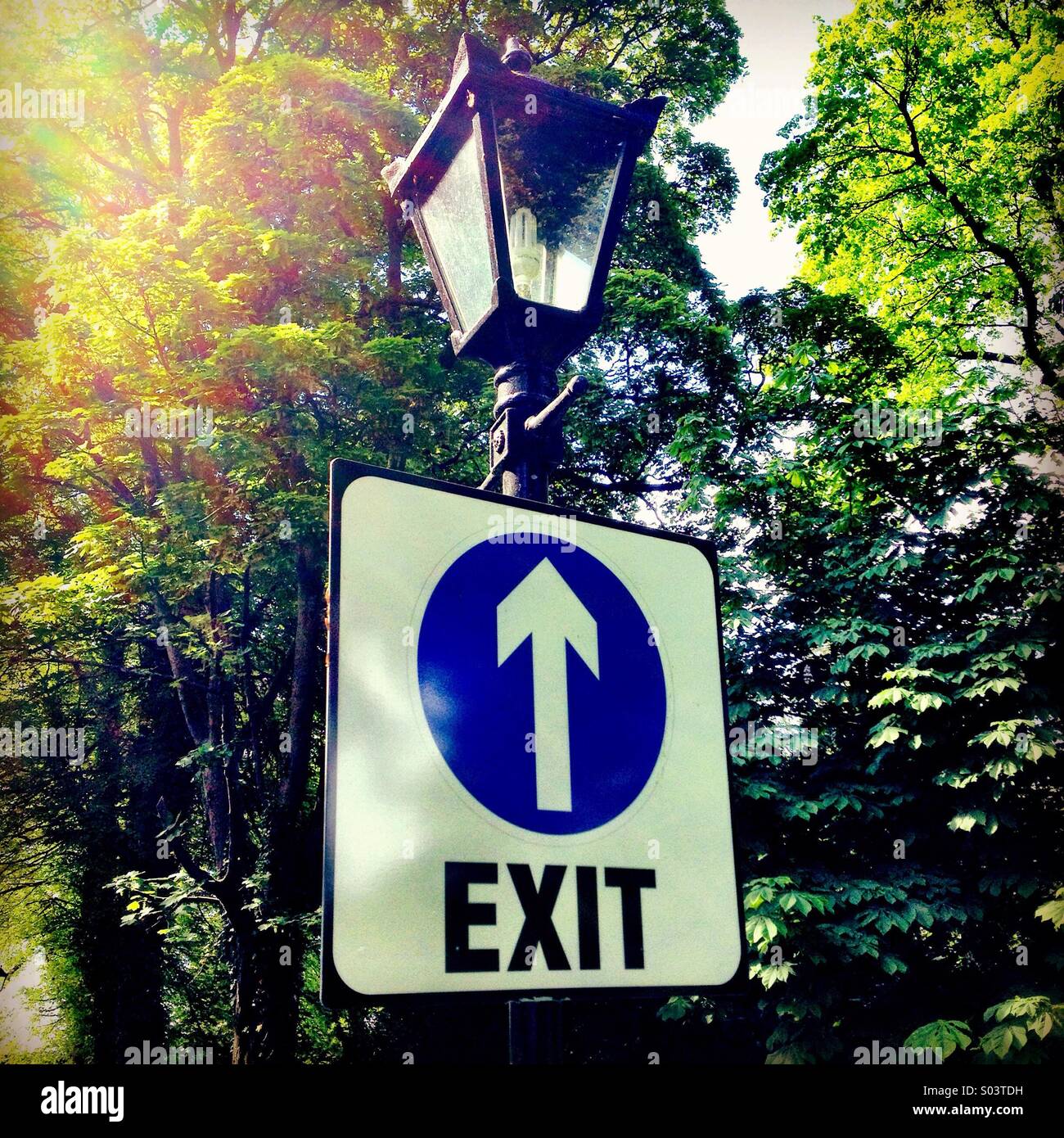 Exit ahead sign hi-res stock photography and images - Alamy