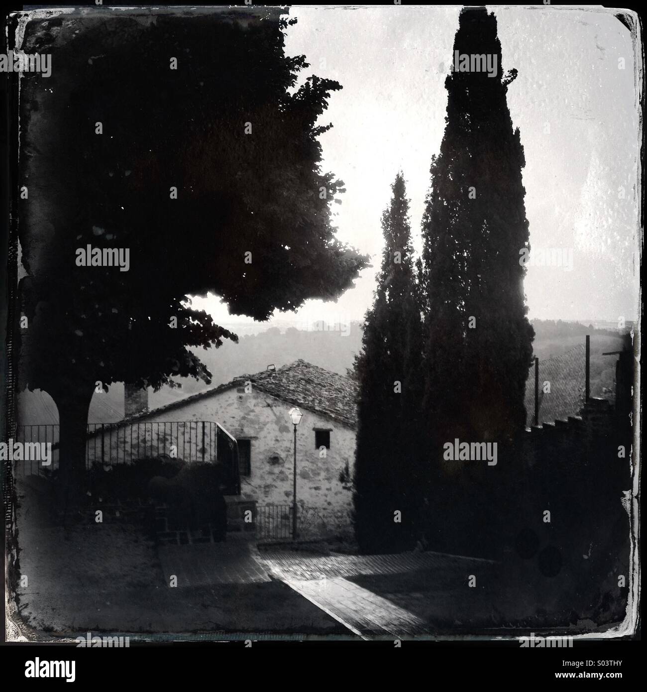 View of Solomeo, Italy Stock Photo - Alamy