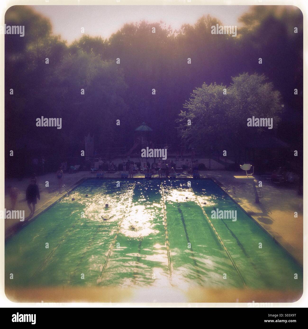 Suburban pool hi-res stock photography and images - Alamy