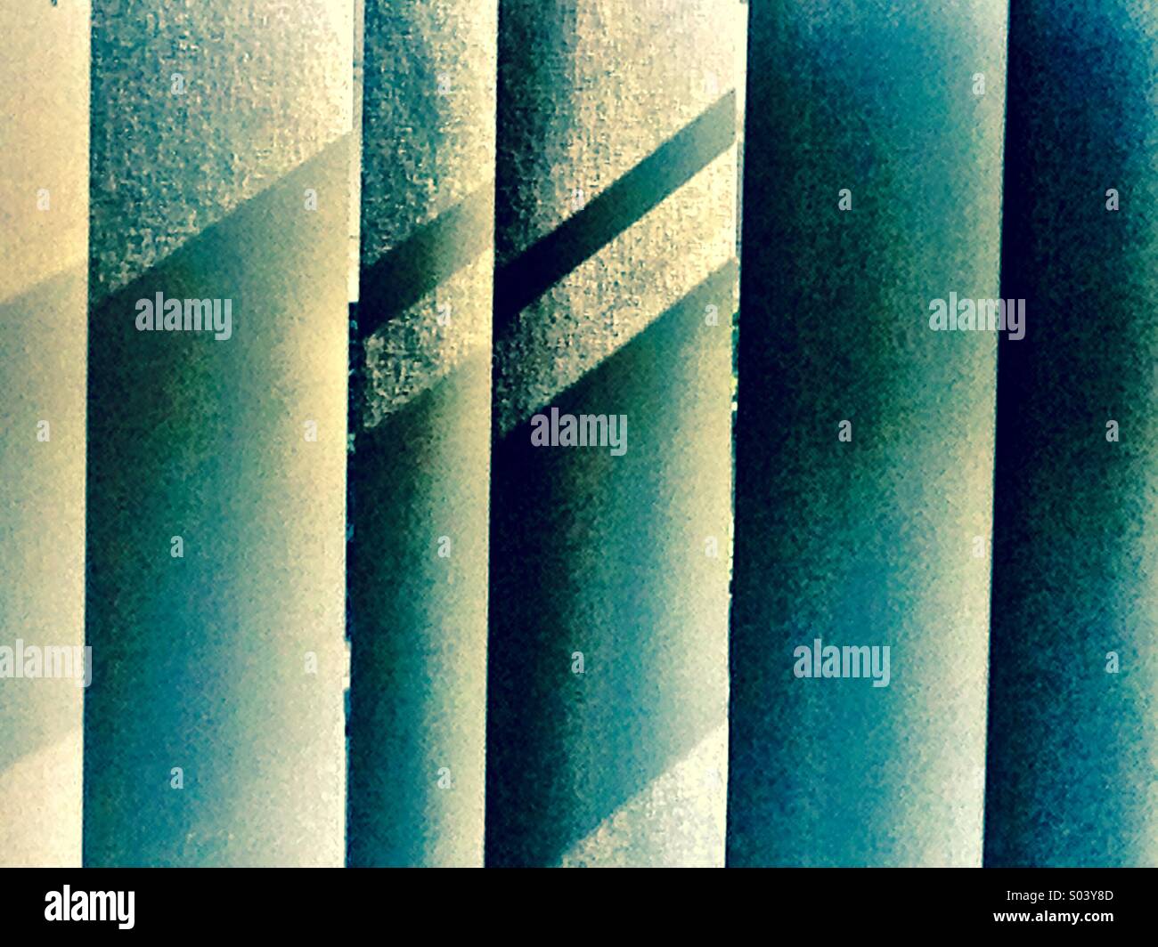 Pattern of light through blinds Stock Photo - Alamy